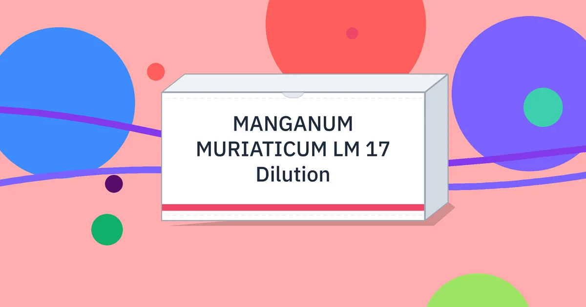 Symbolbild: Packung mit der Aufschrift MANGANUM MURIATICUM LM 17 Dilution (PZN 12943758) – Verfügbarkeit und Bezug in Apotheken in Frankfurt am Main