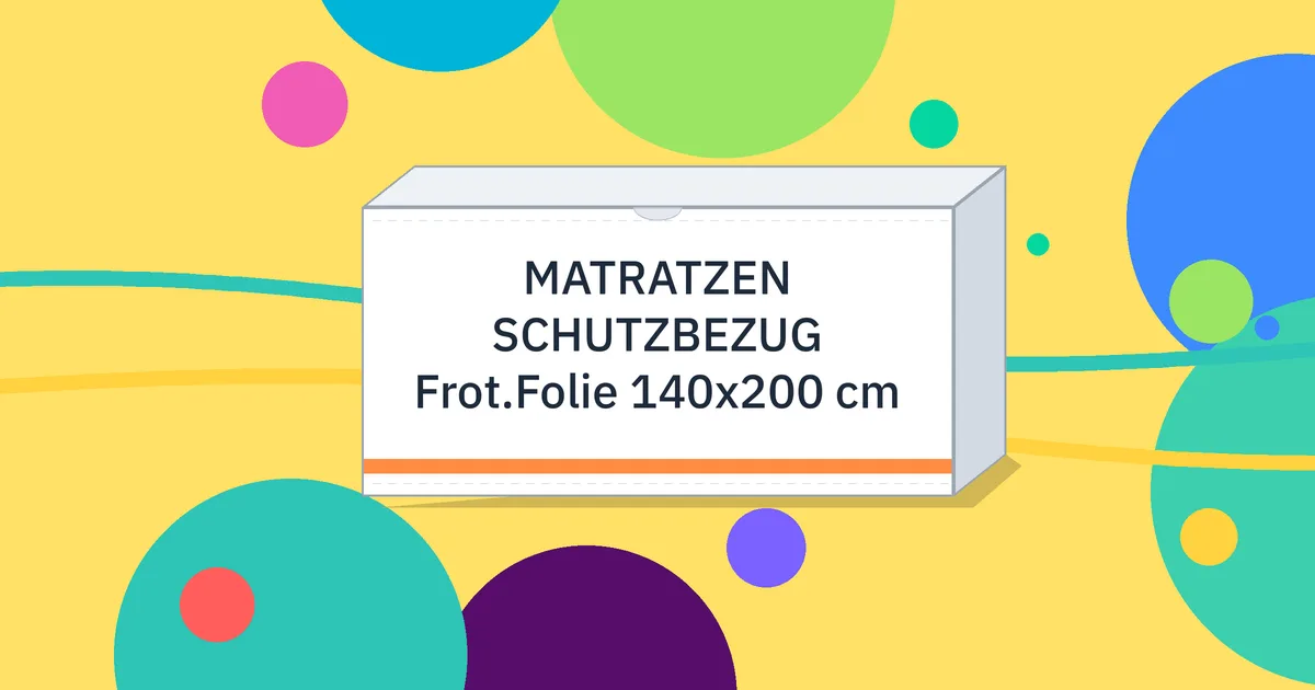 Symbolbild: Packung mit der Aufschrift MATRATZEN SCHUTZBEZUG Frot.Folie 140x200 cm (PZN 09303222) – Verfügbarkeit und Bezug in Apotheken in Frankfurt am Main