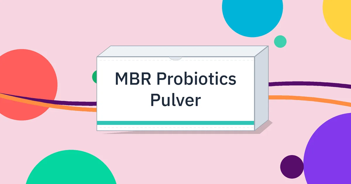 Symbolbild: Packung mit der Aufschrift MBR Probiotics Pulver (PZN 13427622) – Verfügbarkeit und Bezug in Apotheken in Frankfurt am Main