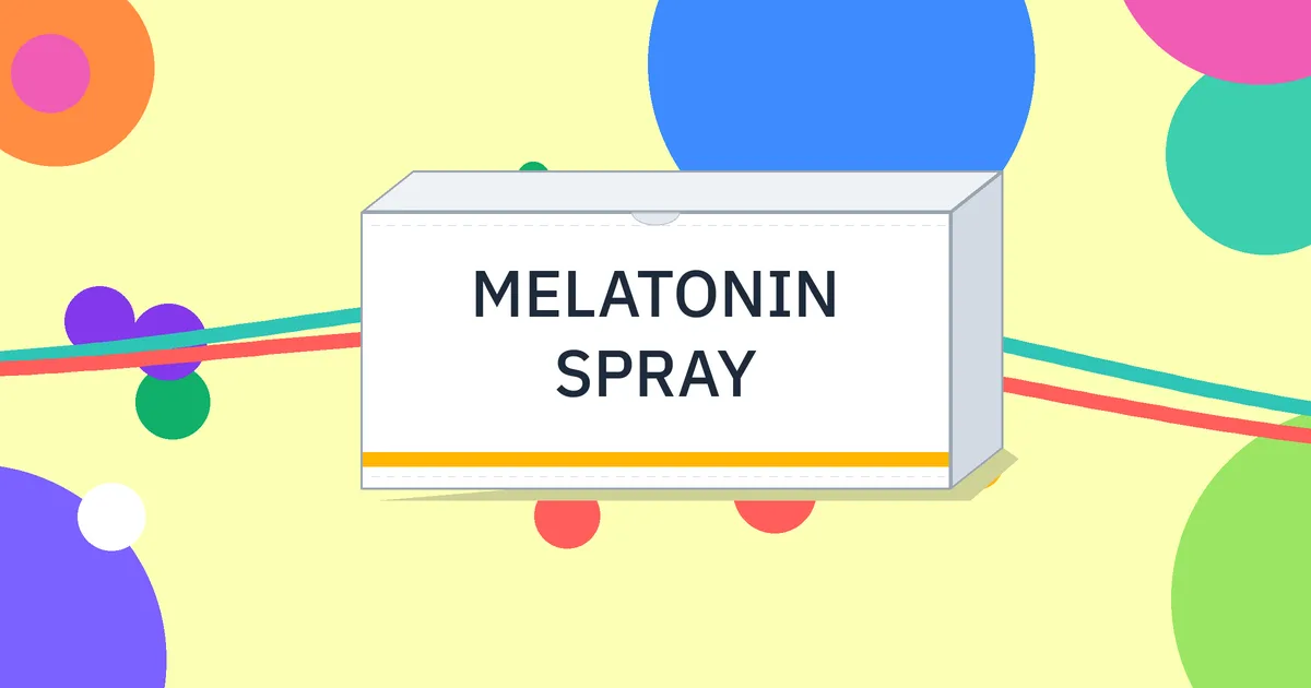 Symbolbild: Packung mit der Aufschrift MELATONIN SPRAY (PZN 12512099) – Verfügbarkeit und Bezug in Apotheken in Frankfurt am Main