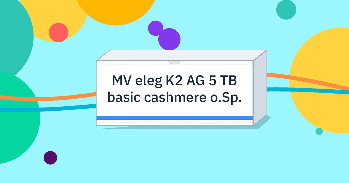 Symbolbild: Packung mit der Aufschrift MV eleg K2 AG 5 TB basic cashmere o.Sp. (PZN 14680872) – Verfügbarkeit und Bezug in Apotheken in Frankfurt am Main