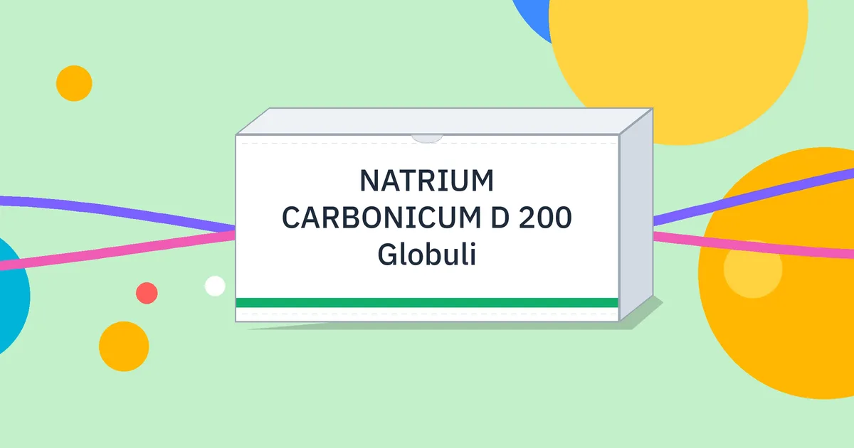 Symbolbild: Packung mit der Aufschrift NATRIUM CARBONICUM D 200 Globuli (PZN 07175079) – Verfügbarkeit und Bezug in Apotheken in Frankfurt am Main