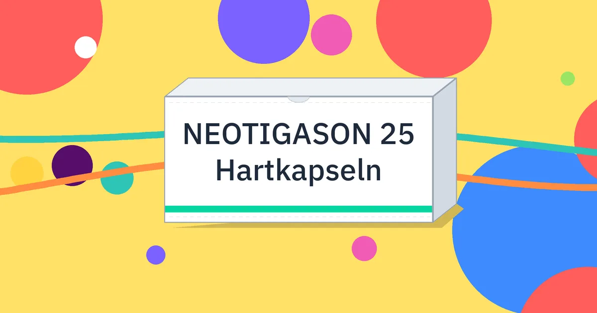Symbolbild: Packung mit der Aufschrift NEOTIGASON 25 Hartkapseln (PZN 00227057) – Verfügbarkeit und Bezug in Apotheken in Frankfurt am Main