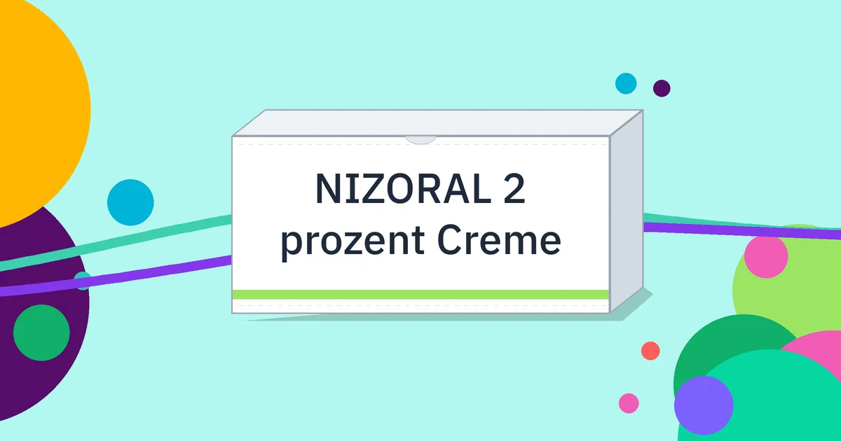 Symbolbild: Packung mit der Aufschrift NIZORAL 2 prozent Creme (PZN 18238713) – Verfügbarkeit und Bezug in Apotheken in Frankfurt am Main
