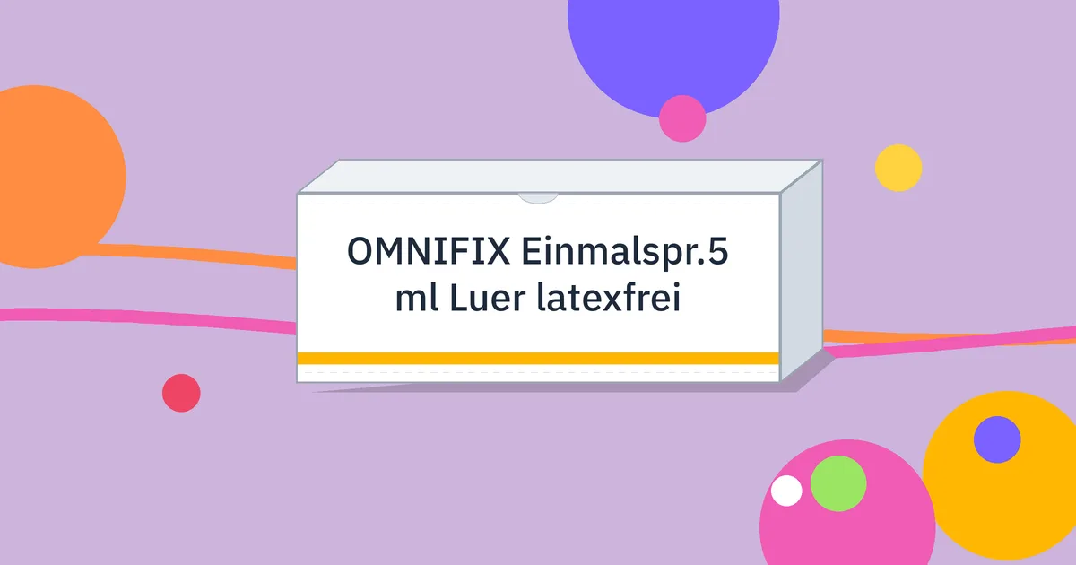 Symbolbild: Packung mit der Aufschrift OMNIFIX Einmalspr.5 ml Luer latexfrei (PZN 18322201) – Verfügbarkeit und Bezug in Apotheken in Frankfurt am Main