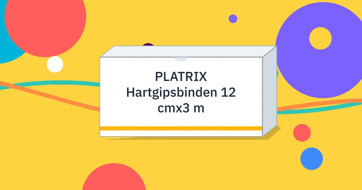 Symbolbild: Packung mit der Aufschrift PLATRIX Hartgipsbinden 12 cmx3 m (PZN 07154114) – Verfügbarkeit und Bezug in Apotheken in Frankfurt am Main