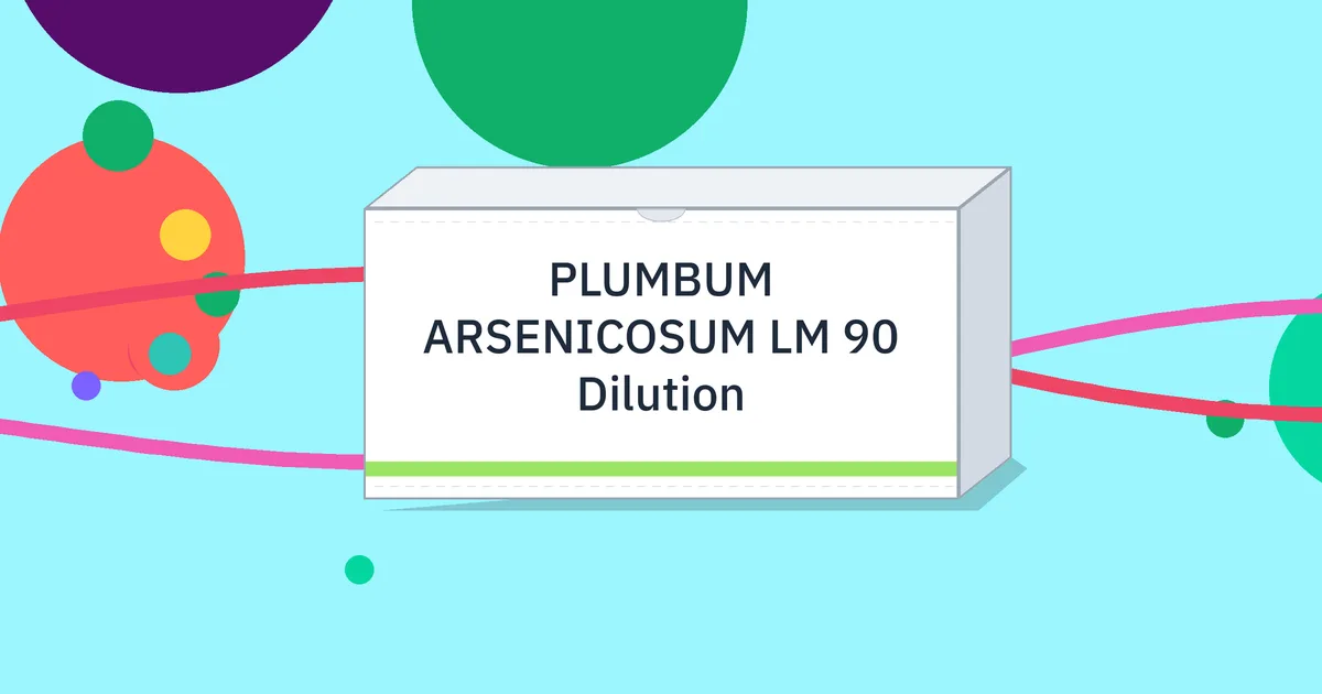 Symbolbild: Packung mit der Aufschrift PLUMBUM ARSENICOSUM LM 90 Dilution (PZN 13039564) – Verfügbarkeit und Bezug in Apotheken in Frankfurt am Main