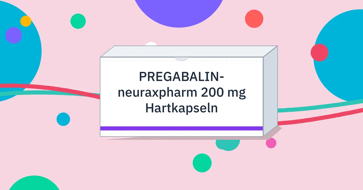 Symbolbild: Packung mit der Aufschrift PREGABALIN-neuraxpharm 200 mg Hartkapseln (PZN 11031481) – Verfügbarkeit und Bezug in Apotheken in Frankfurt am Main
