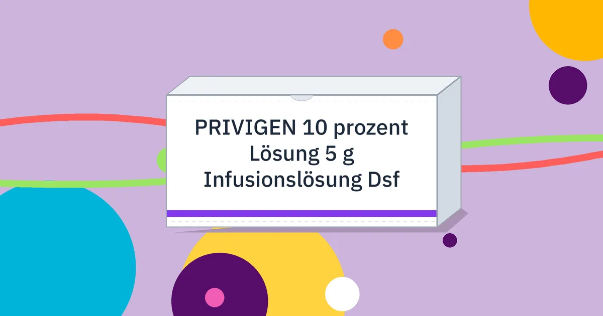 Symbolbild: Packung mit der Aufschrift PRIVIGEN 10 prozent Lösung 5 g Infusionslösung Dsf (PZN 10547343) – Verfügbarkeit und Bezug in Apotheken in Frankfurt am Main