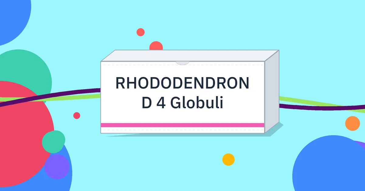 Symbolbild: Packung mit der Aufschrift RHODODENDRON D 4 Globuli (PZN 07249429) – Verfügbarkeit und Bezug in Apotheken in Frankfurt am Main