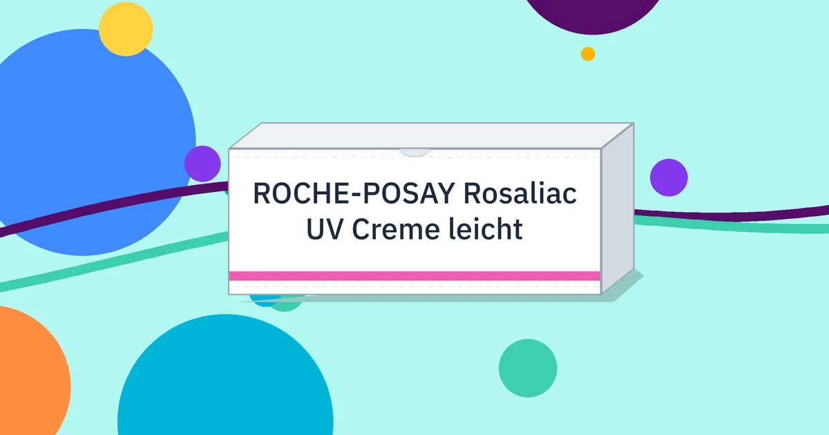 Symbolbild: Packung mit der Aufschrift ROCHE-POSAY Rosaliac UV Creme leicht (PZN 09435946) – Verfügbarkeit und Bezug in Apotheken in Frankfurt am Main