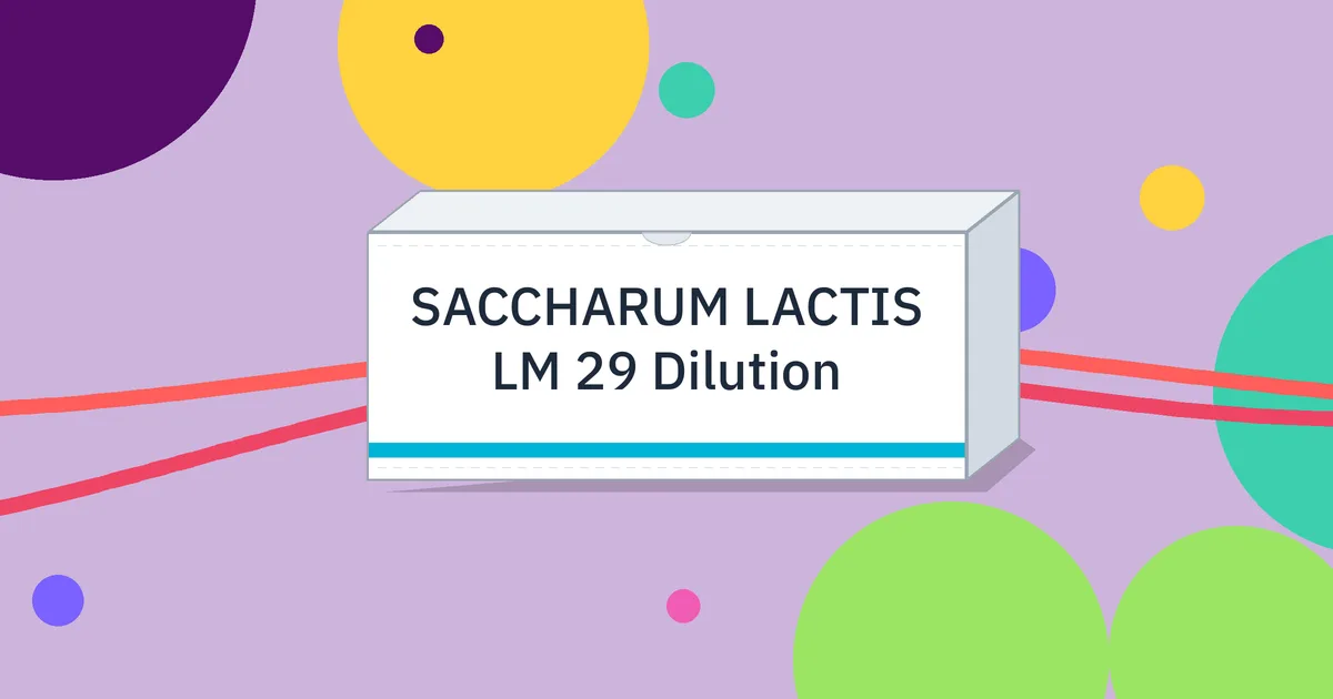 Symbolbild: Packung mit der Aufschrift SACCHARUM LACTIS LM 29 Dilution (PZN 13176901) – Verfügbarkeit und Bezug in Apotheken in Frankfurt am Main