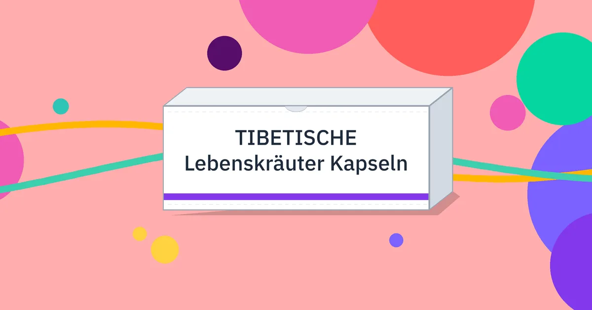 Symbolbild: Packung mit der Aufschrift TIBETISCHE Lebenskräuter Kapseln (PZN 18215379) – Verfügbarkeit und Bezug in Apotheken in Frankfurt am Main