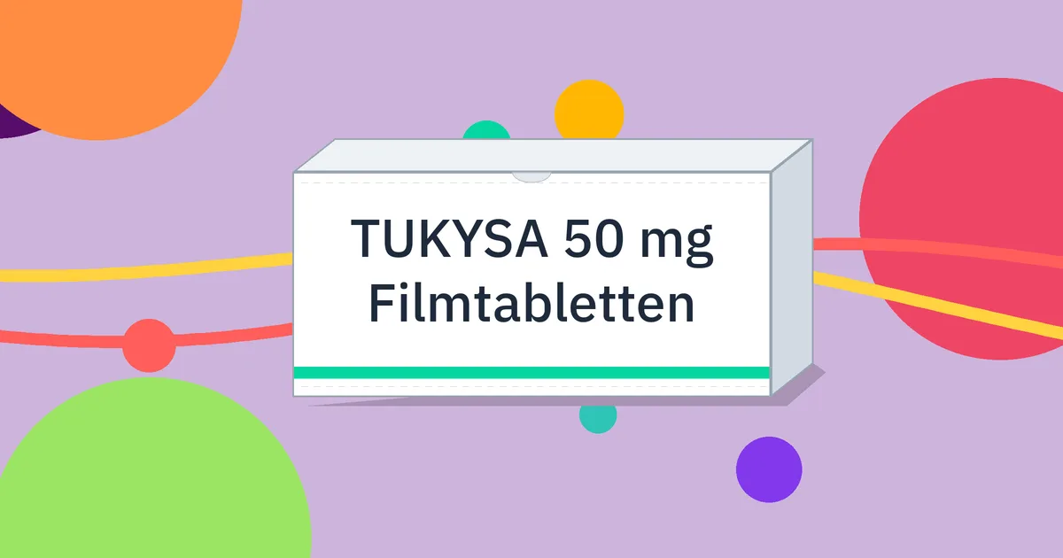 Symbolbild: Packung mit der Aufschrift TUKYSA 50 mg Filmtabletten (PZN 16945151) – Verfügbarkeit und Bezug in Apotheken in Frankfurt am Main