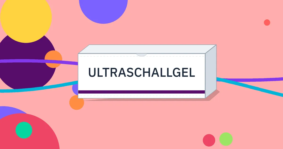 Symbolbild: Packung mit der Aufschrift ULTRASCHALLGEL (PZN 02235753) – Verfügbarkeit und Bezug in Apotheken in Frankfurt am Main