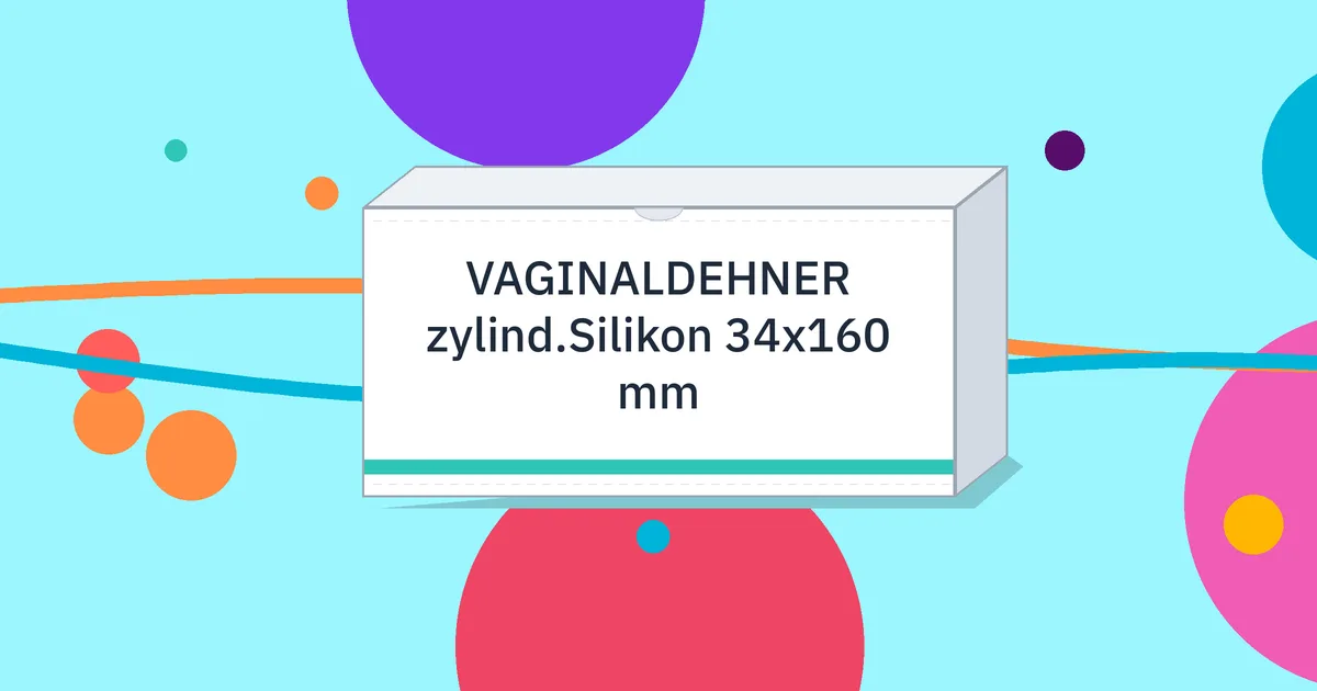 Symbolbild: Packung mit der Aufschrift VAGINALDEHNER zylind.Silikon 34x160 mm (PZN 07324094) – Verfügbarkeit und Bezug in Apotheken in Frankfurt am Main