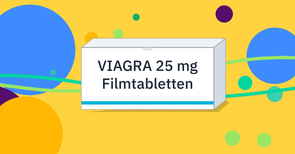 Symbolbild: Packung mit der Aufschrift VIAGRA 25 mg Filmtabletten (PZN 04320138) – Verfügbarkeit und Bezug in Apotheken in Frankfurt am Main