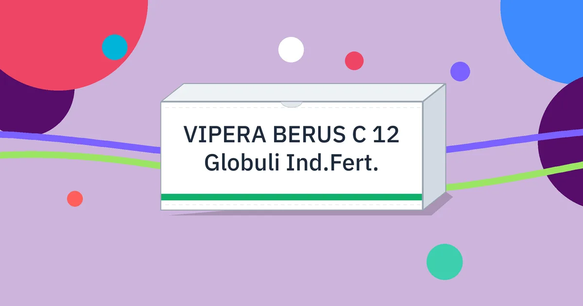 Symbolbild: Packung mit der Aufschrift VIPERA BERUS C 12 Globuli Ind.Fert. (PZN 17666683) – Verfügbarkeit und Bezug in Apotheken in Frankfurt am Main