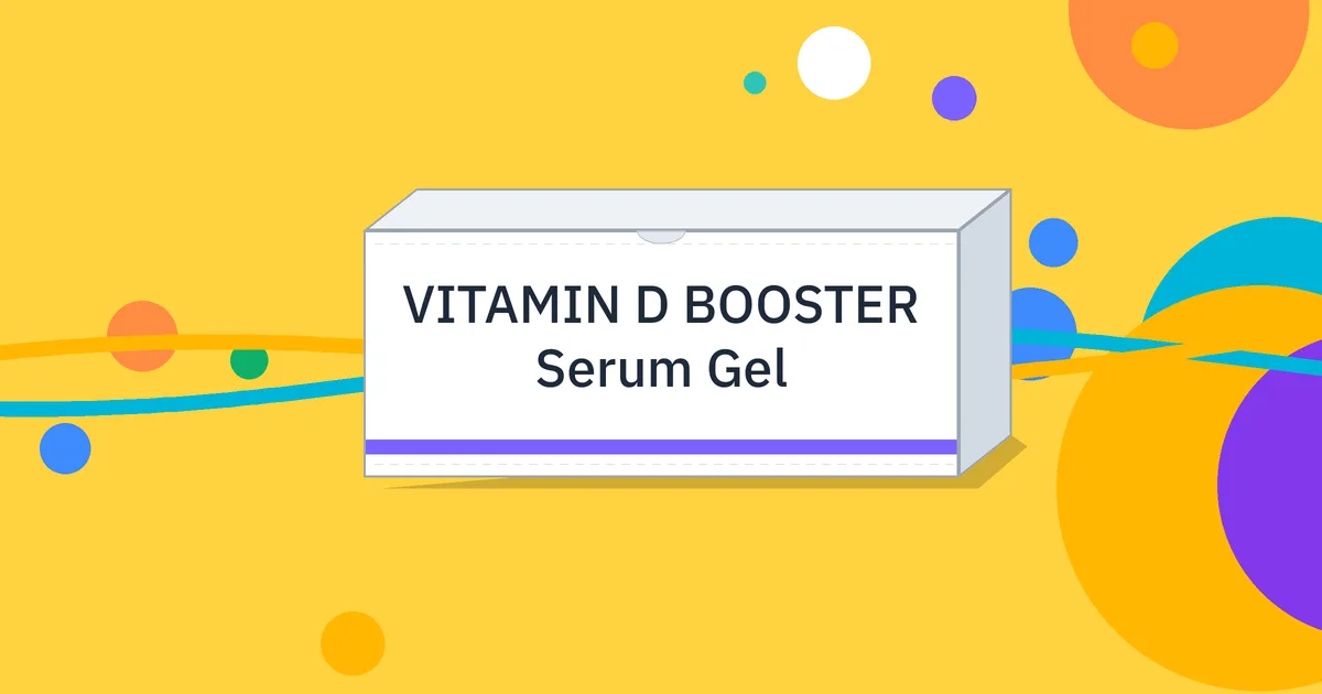 Symbolbild: Packung mit der Aufschrift VITAMIN D BOOSTER Serum Gel (PZN 15382390) – Verfügbarkeit und Bezug in Apotheken in Frankfurt am Main