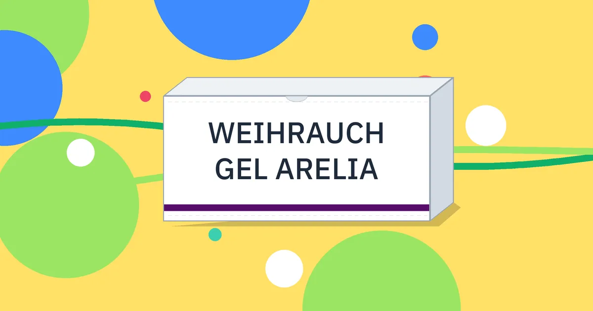 Symbolbild: Packung mit der Aufschrift WEIHRAUCH GEL ARELIA (PZN 09383238) – Verfügbarkeit und Bezug in Apotheken in Frankfurt am Main