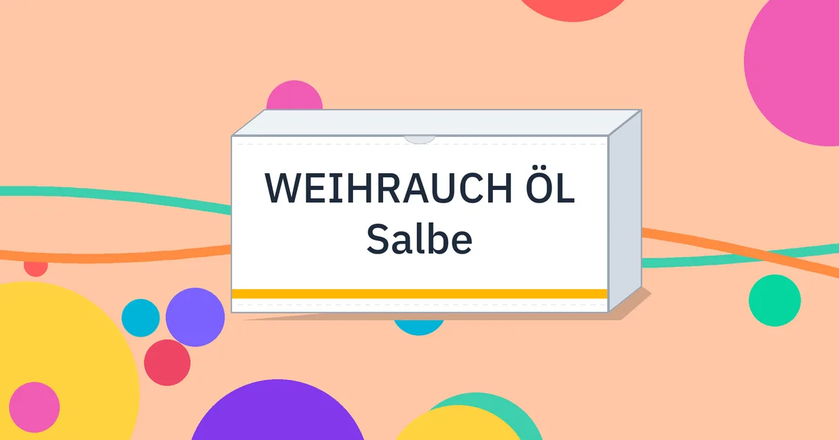 Symbolbild: Packung mit der Aufschrift WEIHRAUCH ÖL Salbe (PZN 18180965) – Verfügbarkeit und Bezug in Apotheken in Frankfurt am Main