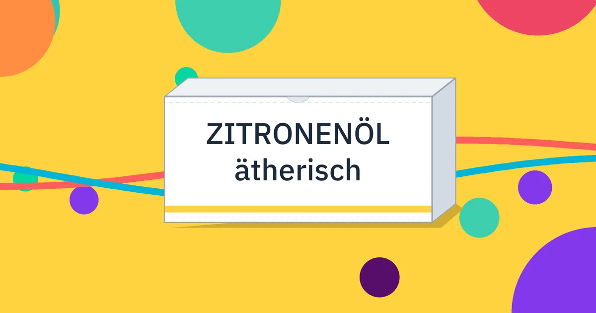 Symbolbild: Packung mit der Aufschrift ZITRONENÖL ätherisch (PZN 15295159) – Verfügbarkeit und Bezug in Apotheken in Frankfurt am Main