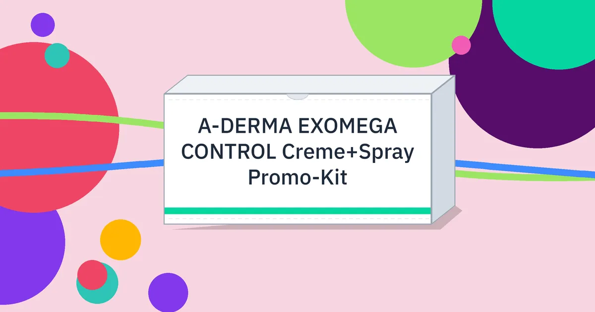 Symbolbild: Packung mit der Aufschrift A-DERMA EXOMEGA CONTROL Creme+Spray Promo-Kit (PZN 18070923) – Verfügbarkeit und Bezug in Apotheken in Frankfurt am Main