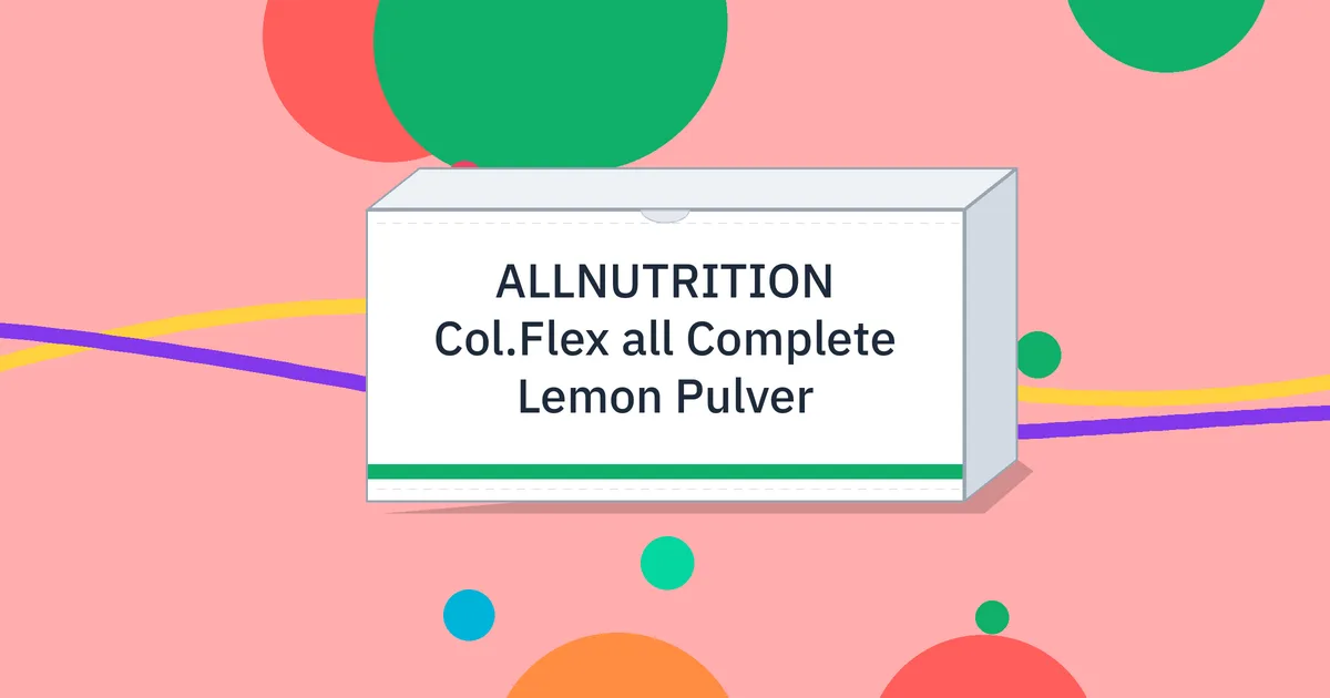 Symbolbild: Packung mit der Aufschrift ALLNUTRITION Col.Flex all Complete Lemon Pulver (PZN 20694329) – Verfügbarkeit und Bezug in Apotheken in Frankfurt am Main