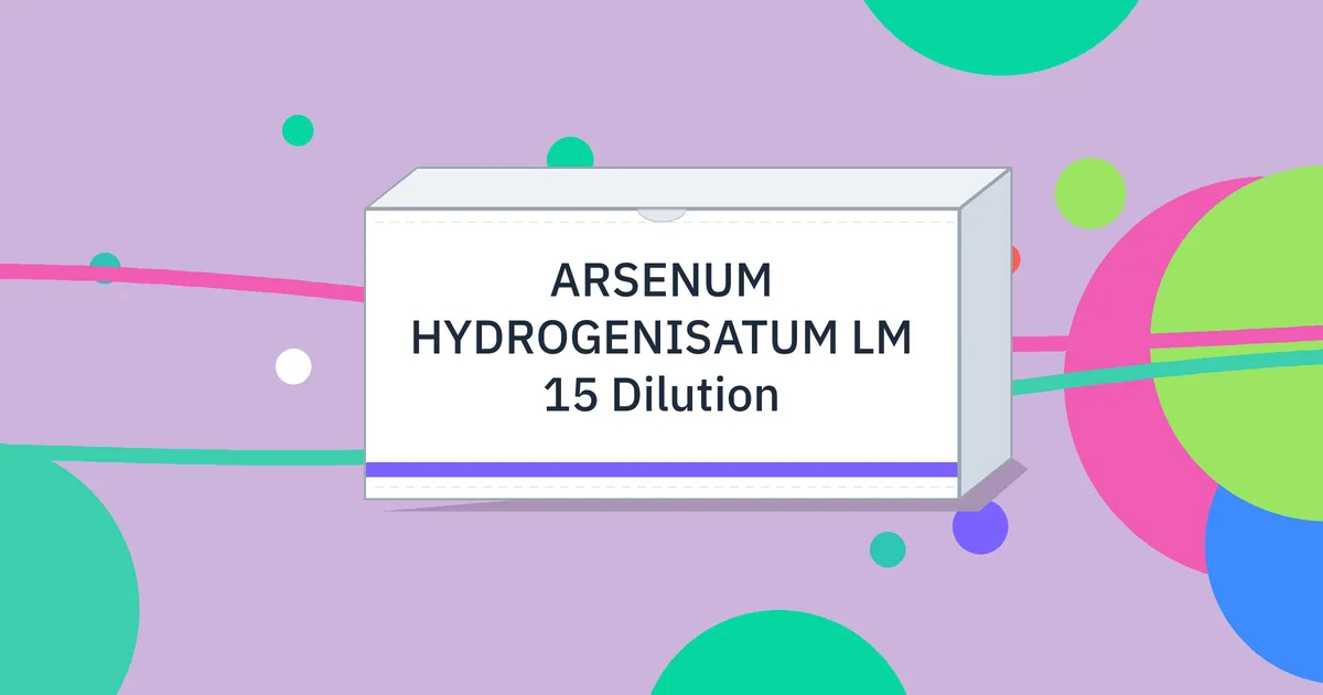 Symbolbild: Packung mit der Aufschrift ARSENUM HYDROGENISATUM LM 15 Dilution (PZN 12778472) – Verfügbarkeit und Bezug in Apotheken in Frankfurt am Main