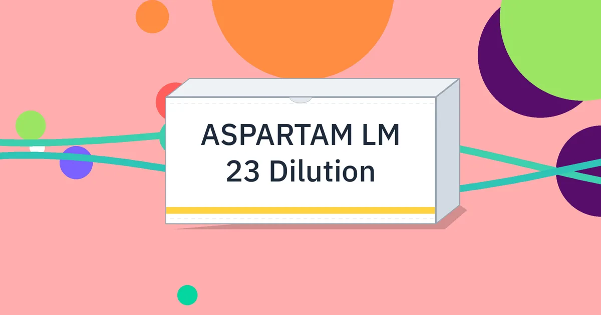 Symbolbild: Packung mit der Aufschrift ASPARTAM LM 23 Dilution (PZN 12782137) – Verfügbarkeit und Bezug in Apotheken in Frankfurt am Main