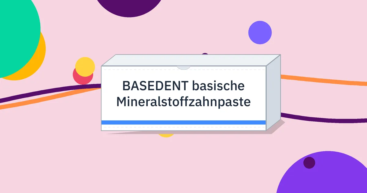 Symbolbild: Packung mit der Aufschrift BASEDENT basische Mineralstoffzahnpaste (PZN 02743478) – Verfügbarkeit und Bezug in Apotheken in Frankfurt am Main
