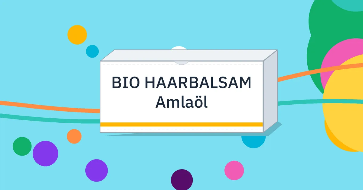 Symbolbild: Packung mit der Aufschrift BIO HAARBALSAM Amlaöl (PZN 12450524) – Verfügbarkeit und Bezug in Apotheken in Frankfurt am Main
