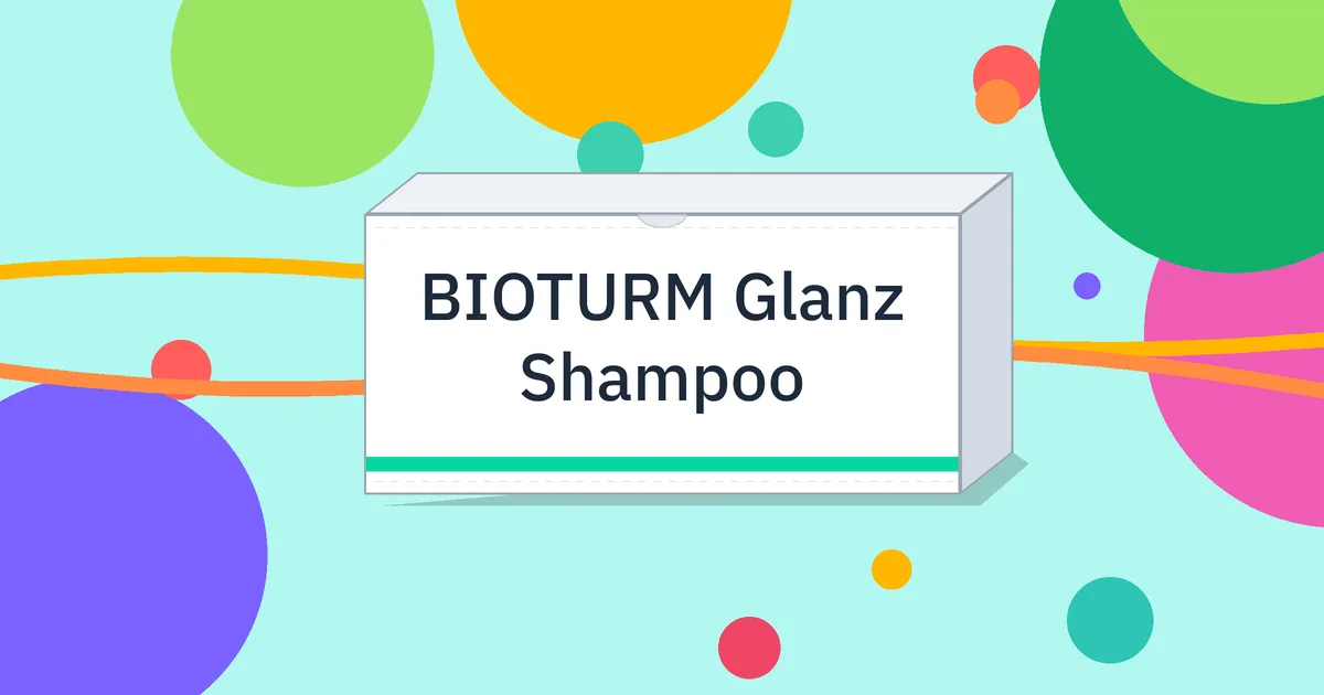 Symbolbild: Packung mit der Aufschrift BIOTURM Glanz Shampoo (PZN 19434497) – Verfügbarkeit und Bezug in Apotheken in Frankfurt am Main