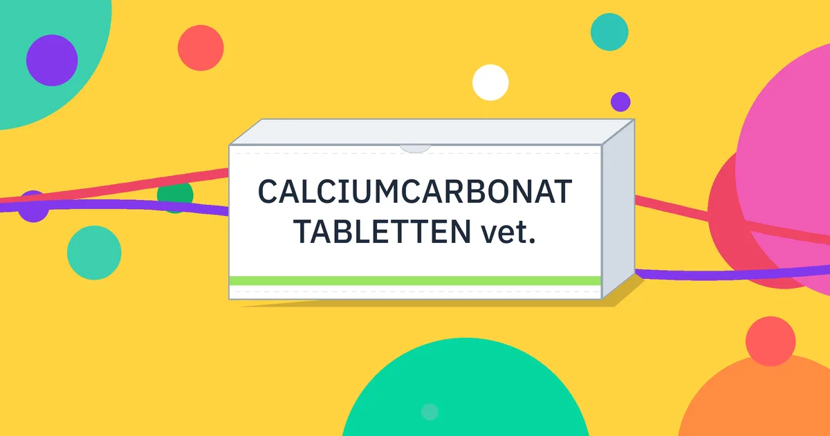 Symbolbild: Packung mit der Aufschrift CALCIUMCARBONAT TABLETTEN vet. (PZN 18314986) – Verfügbarkeit und Bezug in Apotheken in Frankfurt am Main