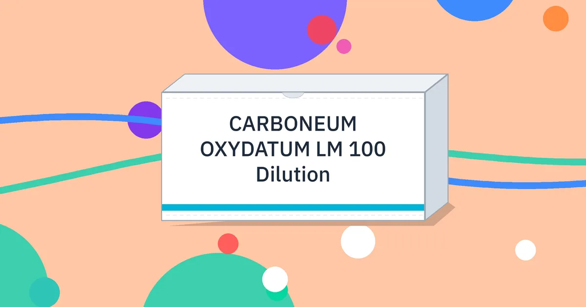Symbolbild: Packung mit der Aufschrift CARBONEUM OXYDATUM LM 100 Dilution (PZN 13428975) – Verfügbarkeit und Bezug in Apotheken in Frankfurt am Main