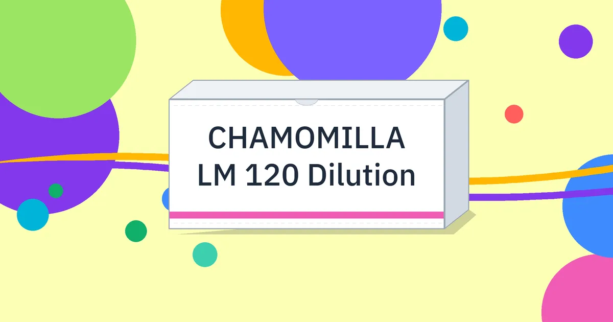 Symbolbild: Packung mit der Aufschrift CHAMOMILLA LM 120 Dilution (PZN 12812826) – Verfügbarkeit und Bezug in Apotheken in Frankfurt am Main