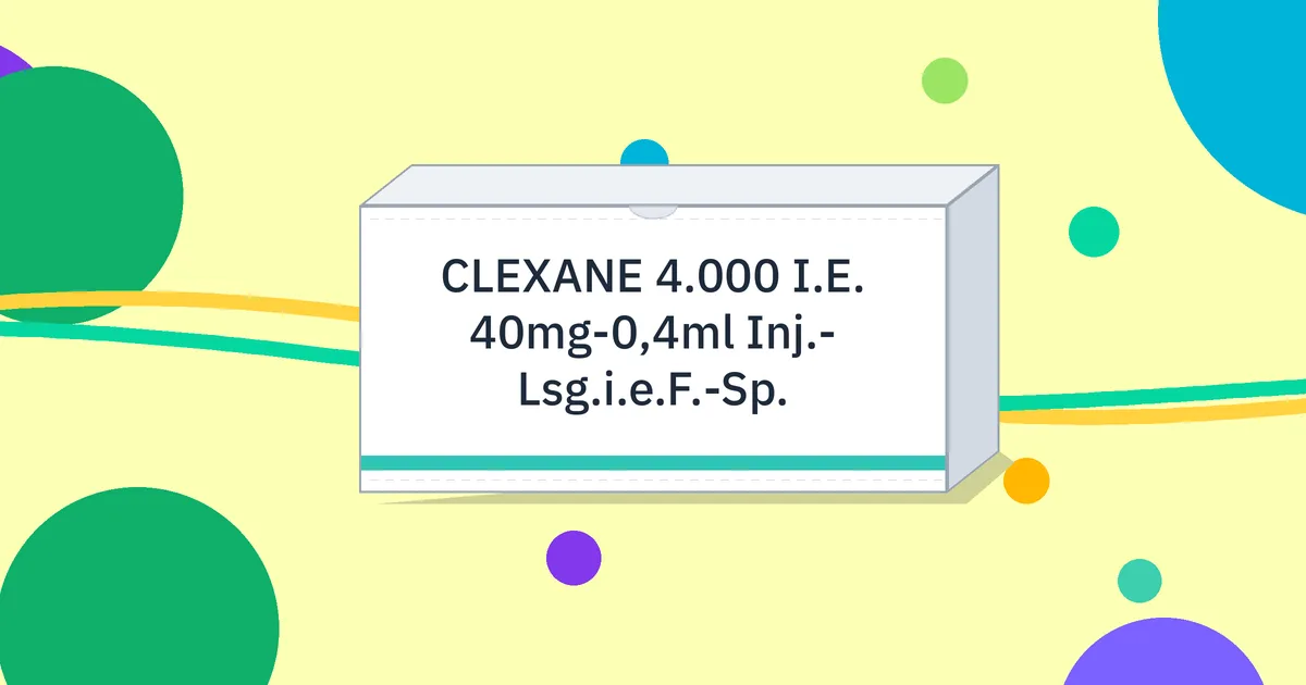 Symbolbild: Packung mit der Aufschrift CLEXANE 4.000 I.E. 40mg-0,4ml Inj.-Lsg.i.e.F.-Sp. (PZN 03446340) – Verfügbarkeit und Bezug in Apotheken in Frankfurt am Main