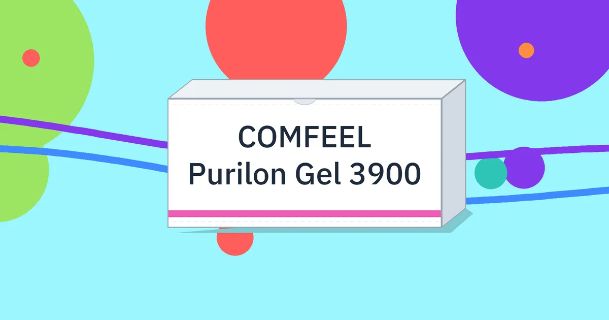 Symbolbild: Packung mit der Aufschrift COMFEEL Purilon Gel 3900 (PZN 14332148) – Verfügbarkeit und Bezug in Apotheken in Frankfurt am Main