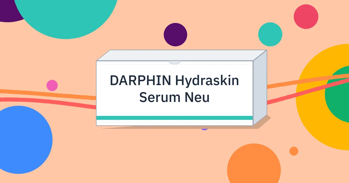 Symbolbild: Packung mit der Aufschrift DARPHIN Hydraskin Serum Neu (PZN 08842425) – Verfügbarkeit und Bezug in Apotheken in Frankfurt am Main
