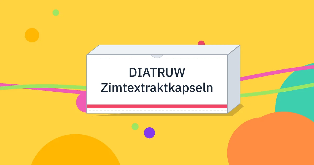 Symbolbild: Packung mit der Aufschrift DIATRUW Zimtextraktkapseln (PZN 17441530) – Verfügbarkeit und Bezug in Apotheken in Frankfurt am Main