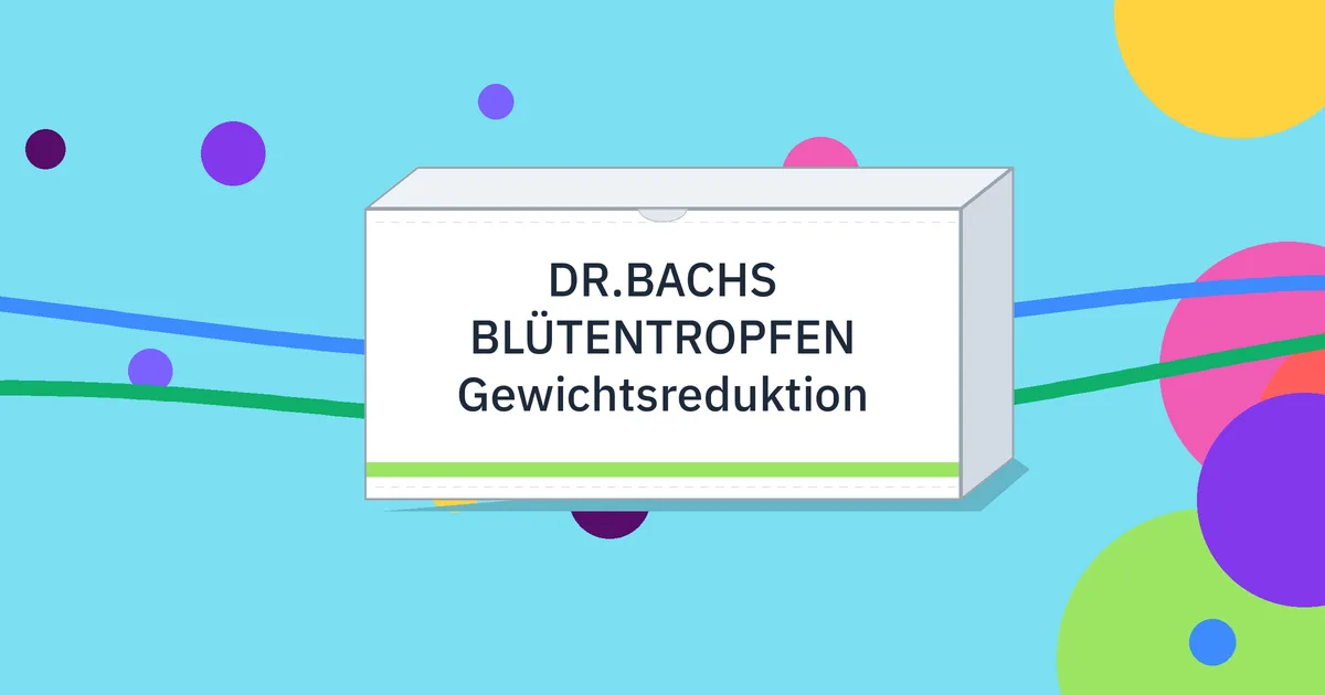 Symbolbild: Packung mit der Aufschrift DR.BACHS BLÜTENTROPFEN Gewichtsreduktion (PZN 17193960) – Verfügbarkeit und Bezug in Apotheken in Frankfurt am Main