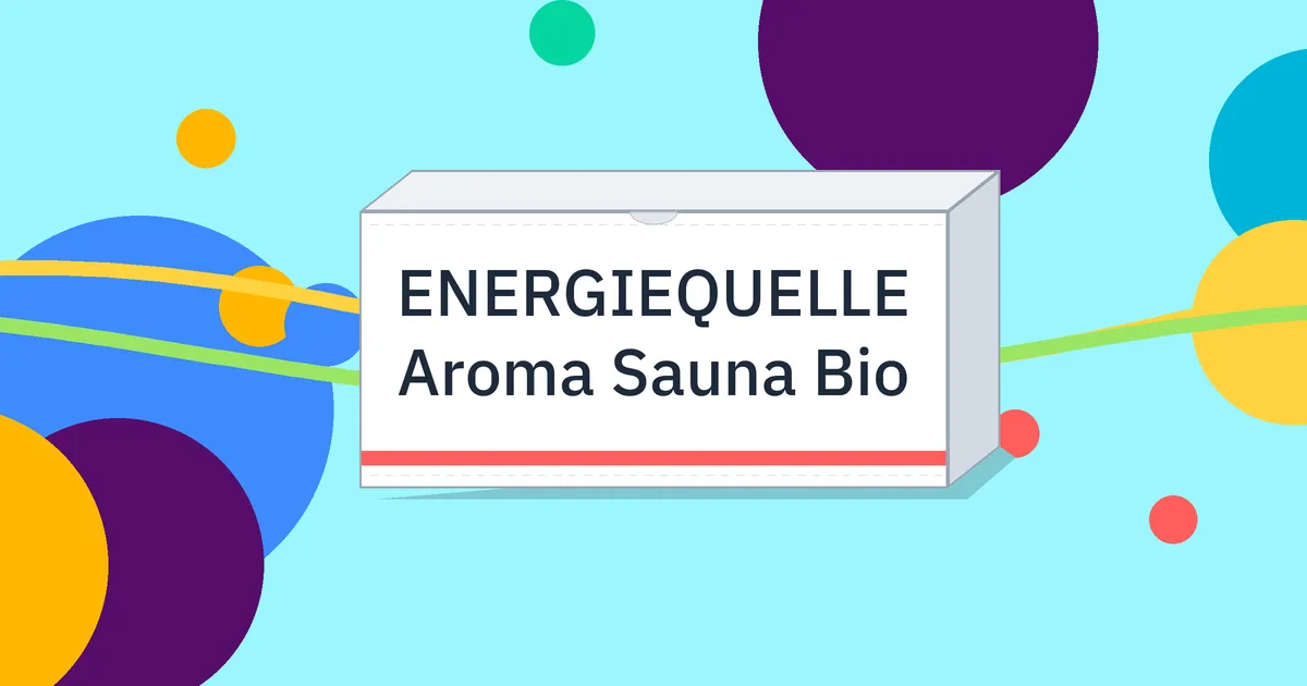 Symbolbild: Packung mit der Aufschrift ENERGIEQUELLE Aroma Sauna Bio (PZN 18001520) – Verfügbarkeit und Bezug in Apotheken in Frankfurt am Main
