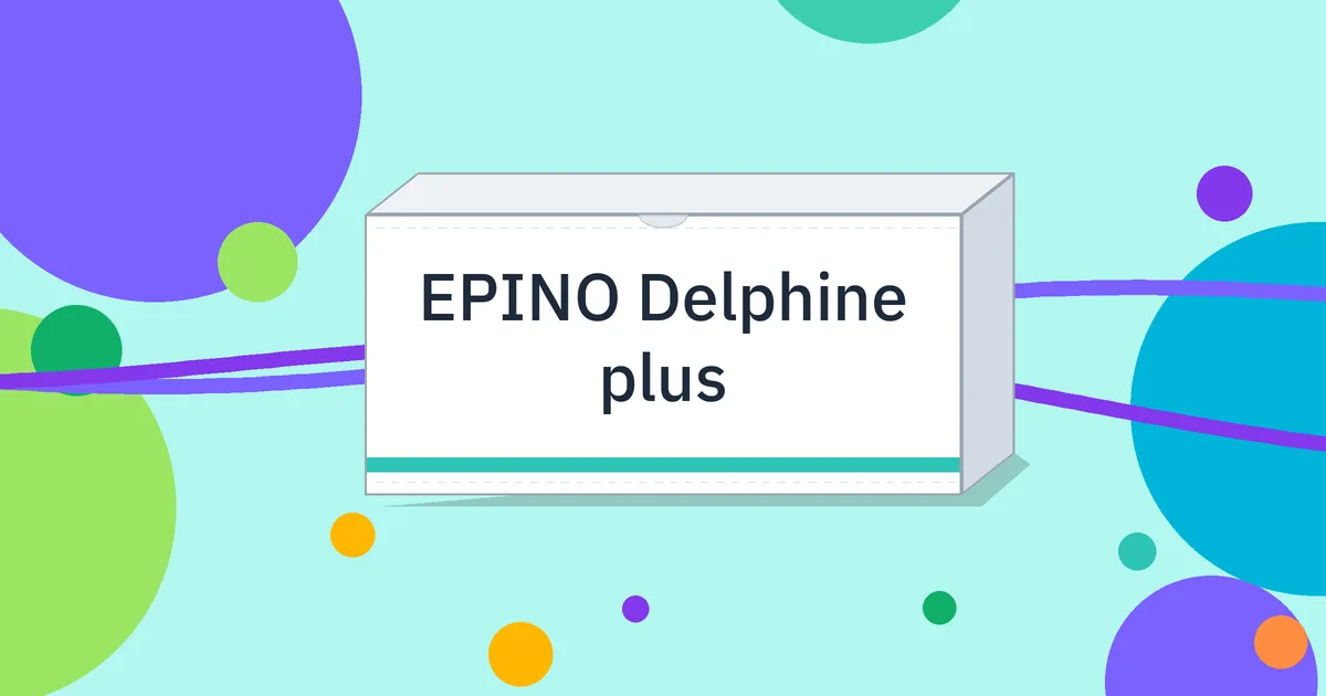 Symbolbild: Packung mit der Aufschrift EPINO Delphine plus (PZN 02534668) – Verfügbarkeit und Bezug in Apotheken in Frankfurt am Main