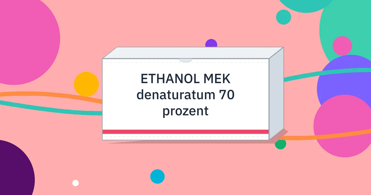 Symbolbild: Packung mit der Aufschrift ETHANOL MEK denaturatum 70 prozent (PZN 00005316) – Verfügbarkeit und Bezug in Apotheken in Frankfurt am Main