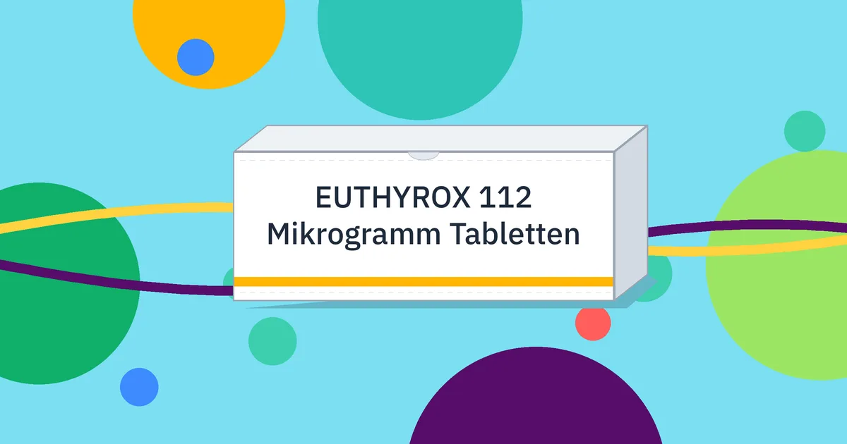 Symbolbild: Packung mit der Aufschrift EUTHYROX 112 Mikrogramm Tabletten (PZN 01916706) – Verfügbarkeit und Bezug in Apotheken in Frankfurt am Main