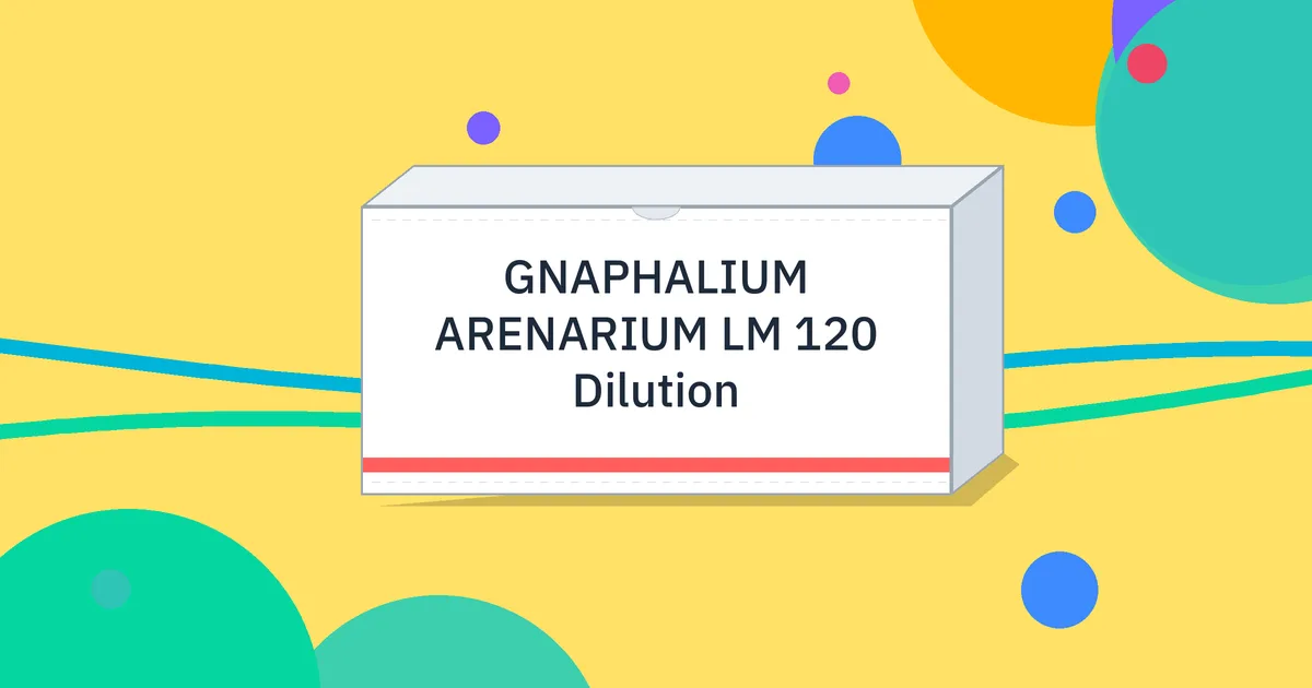 Symbolbild: Packung mit der Aufschrift GNAPHALIUM ARENARIUM LM 120 Dilution (PZN 13544960) – Verfügbarkeit und Bezug in Apotheken in Frankfurt am Main