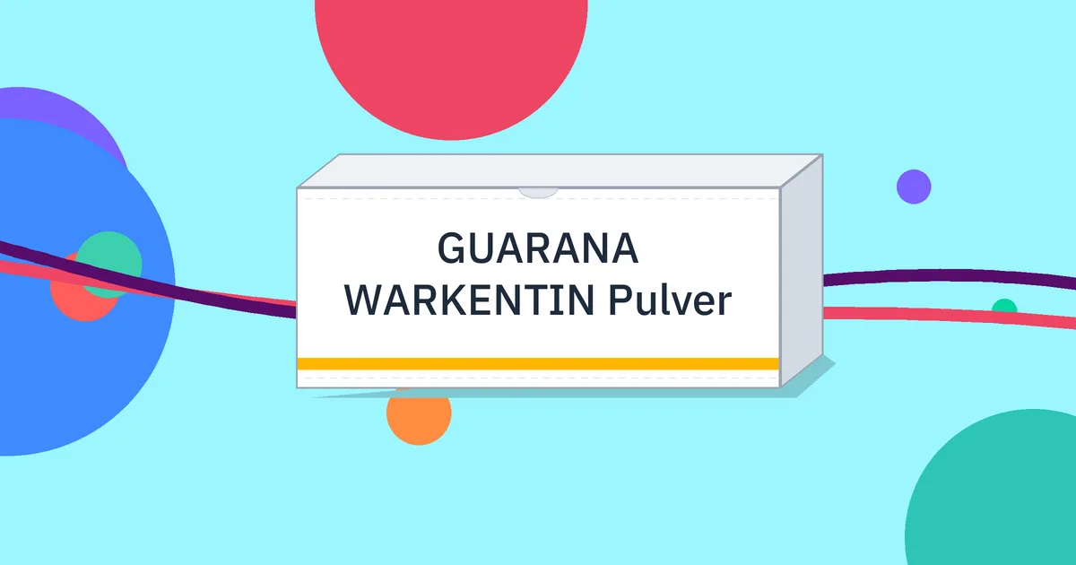 Symbolbild: Packung mit der Aufschrift GUARANA WARKENTIN Pulver (PZN 04423743) – Verfügbarkeit und Bezug in Apotheken in Frankfurt am Main