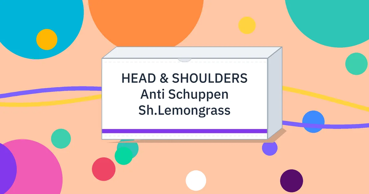 Symbolbild: Packung mit der Aufschrift HEAD & SHOULDERS Anti Schuppen Sh.Lemongrass (PZN 04620840) – Verfügbarkeit und Bezug in Apotheken in Frankfurt am Main