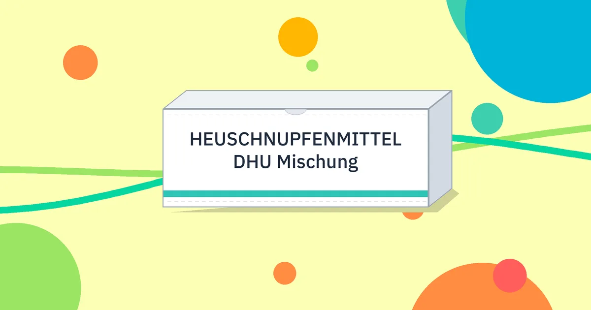 Symbolbild: Packung mit der Aufschrift HEUSCHNUPFENMITTEL DHU Mischung (PZN 01905022) – Verfügbarkeit und Bezug in Apotheken in Frankfurt am Main