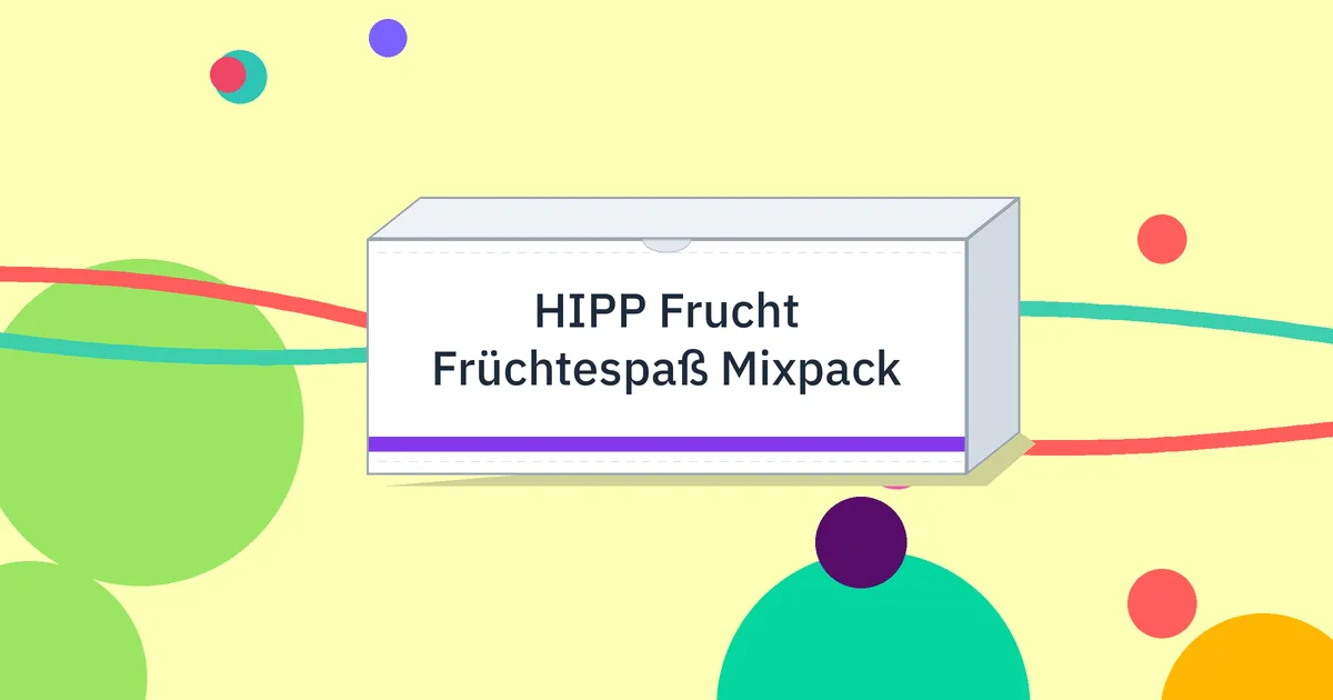 Symbolbild: Packung mit der Aufschrift HIPP Frucht Früchtespaß Mixpack (PZN 19291170) – Verfügbarkeit und Bezug in Apotheken in Frankfurt am Main